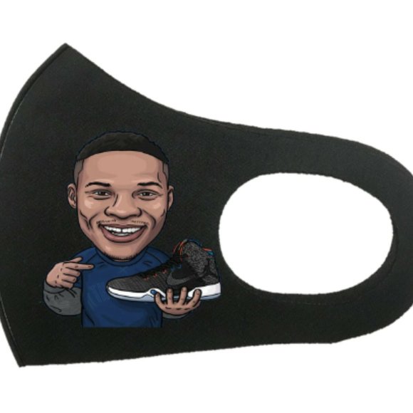 Handmade | Accessories | Russel Westbrook Face Mask Washable Reusable ...